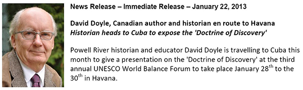 David Doyle Presenting in Cuba - BC Métis Federation