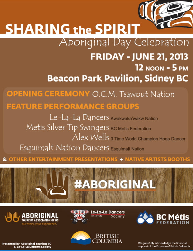 Summer of Culture Continues June 21st ~Sharing the Spirit...
