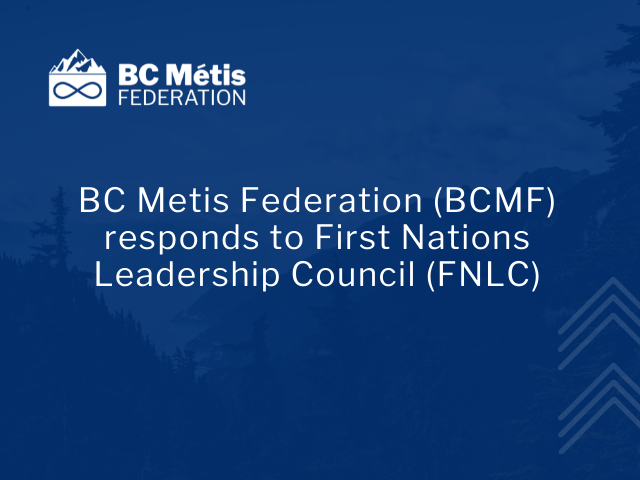 BC Metis Federation continues to address ongoing racism f...