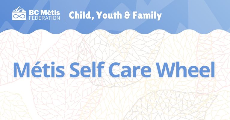 Métis Self-Care Wheel - BC Métis Federation