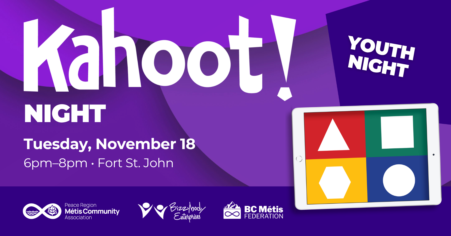 Kahoot Night for Youth - BC Métis Federation
